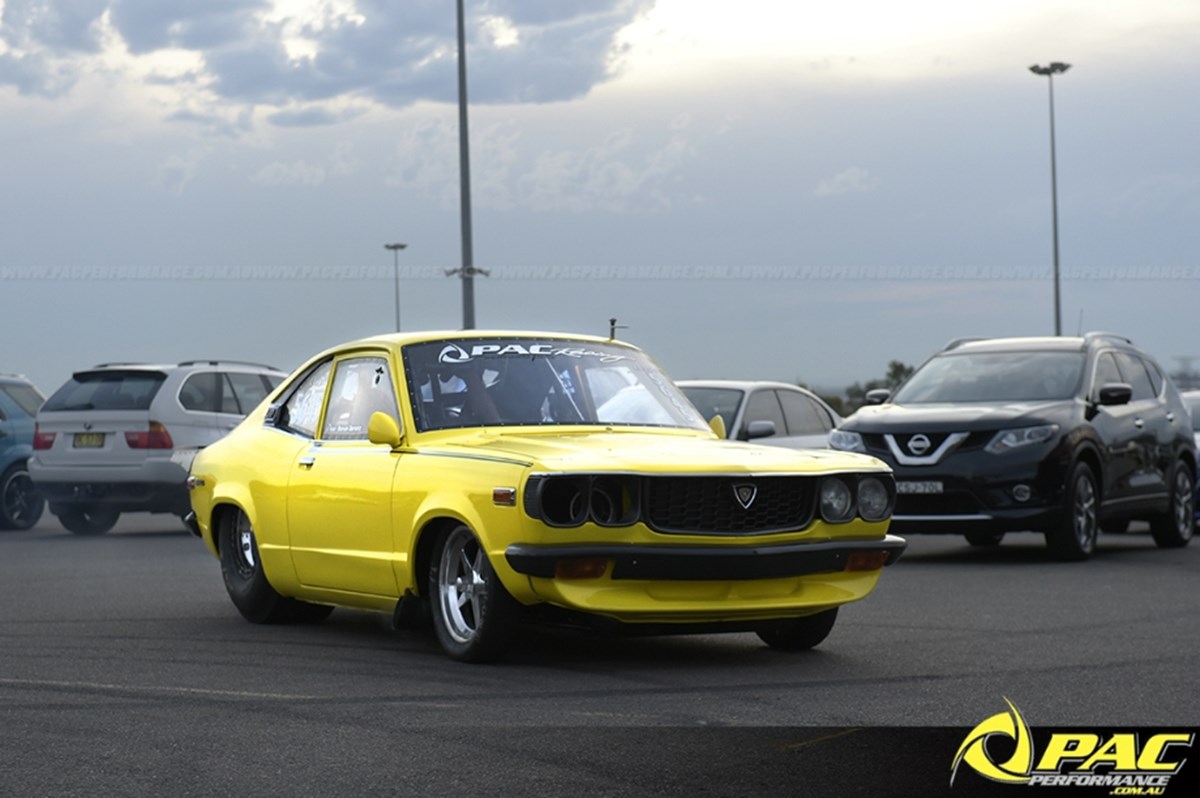 STEVEN BARNETT'S RX3 COUPE. Pac Performance Racing