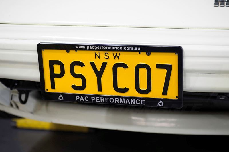 Pac Performance Number Plate Frame Surrounds. Pac Performance Racing