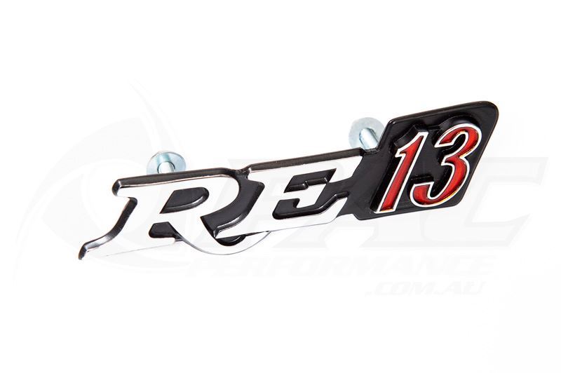 MAZDA RX 13B RE13 GRILLE BADGE. Pac Performance Racing NZ