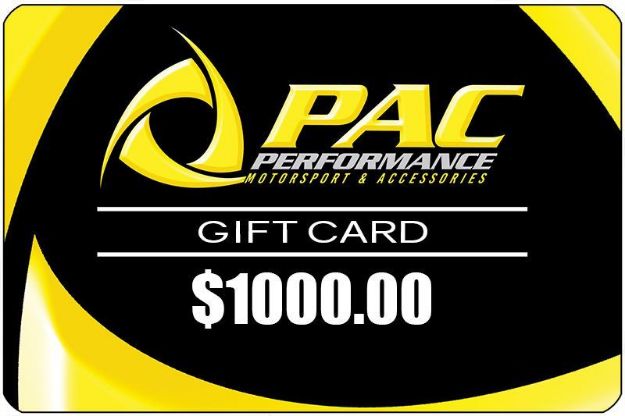 PAC GIFT CARD $1000. Pac Performance Racing