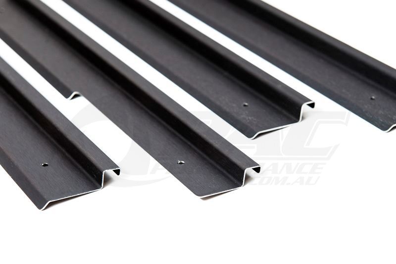 MAZDA 1300 1200 SEDAN STAINLESS SCUFF PLATE SET. Pac Performance Racing