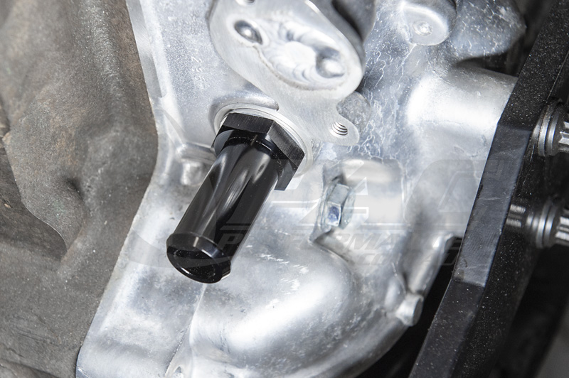 ROTARY TURBO OIL DRAIN FITTING - 19MM 3/4IN BARB. Pac Performance Racing