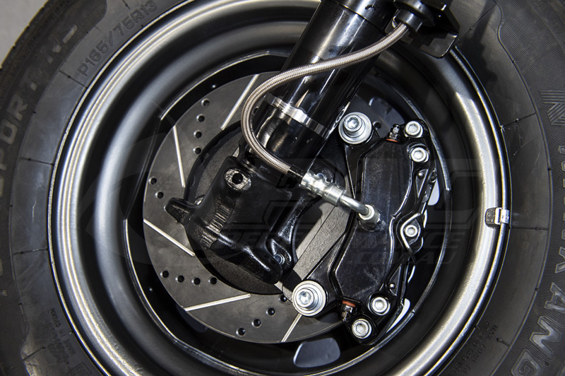 R100/1200/1300 PERFORMANCE STRUT & 9" BRAKE PACKAGE. Pac Performance Racing