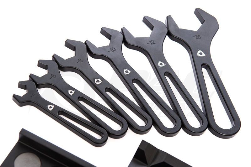 ALLOY AN SPANNER SET WITH VICE JAWS 8PC. Pac Performance Racing