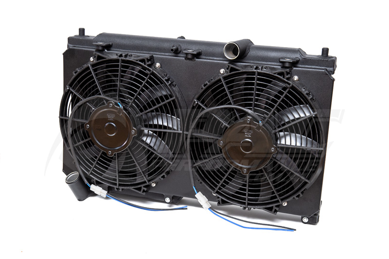 FD RX7 HEAVY DUTY ALLOY RADIATOR & FAN COMBO. Pac Performance Racing