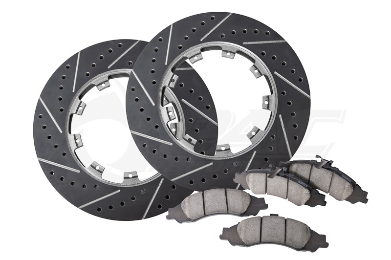 PAC 11.5" TWIN-PISTON FRONT BRAKE UPGRADE REPLACEMENT DISC ROTORS. Pac ...