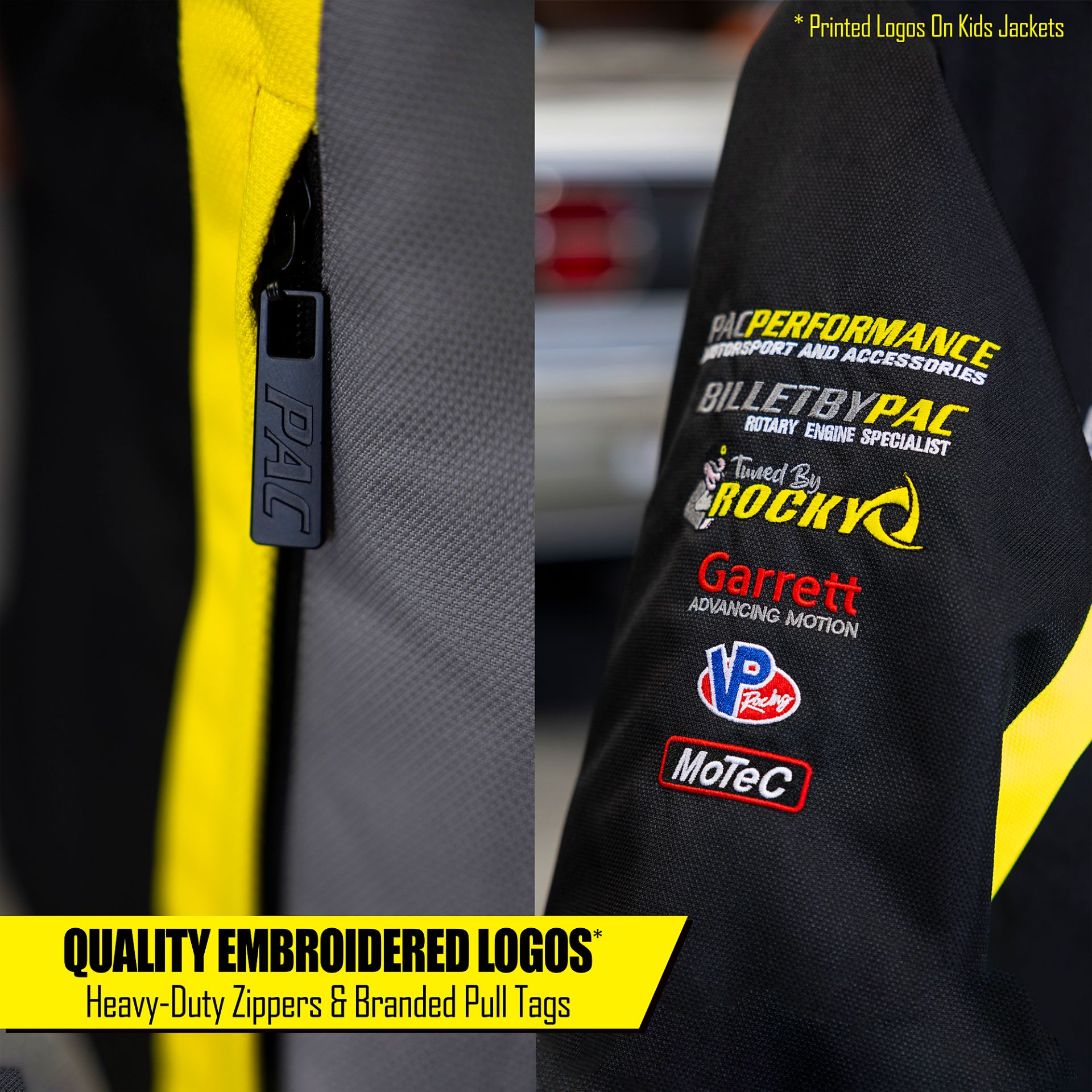 2024 PAC SPONSORED TEAM JACKET. Pac Performance Racing