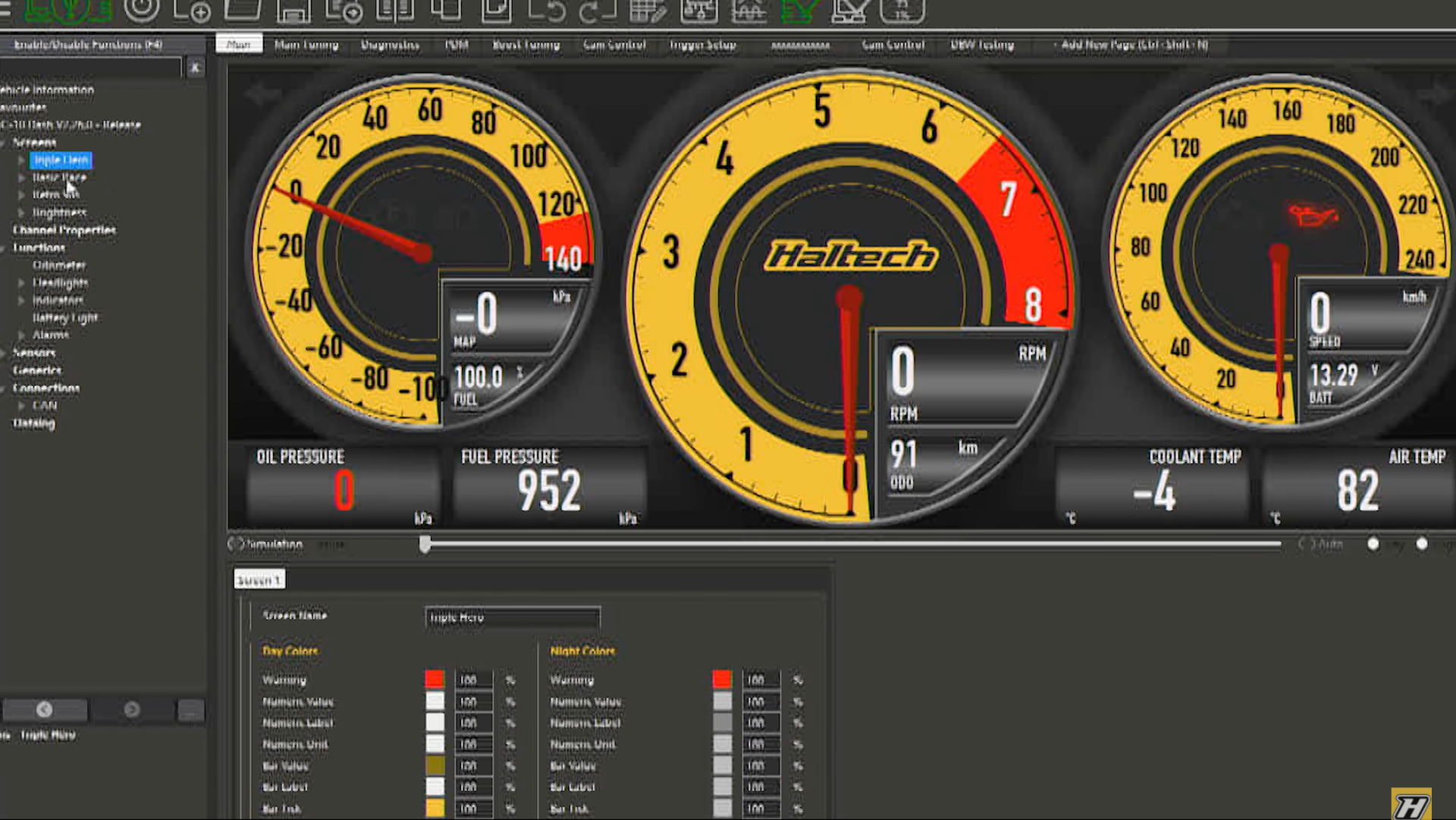 HALTECH UC-10 10-INCH DIGITAL DASH LOGGER. Pac Performance Racing